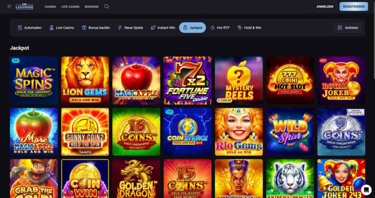 Slotlounge Casino - Jetzt 350 Free Spins & mega 4-fach Bonus